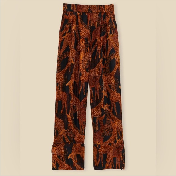 FARM Rio | Pants & Jumpsuits | Farm Rio Giraffe Pants New | Poshmark